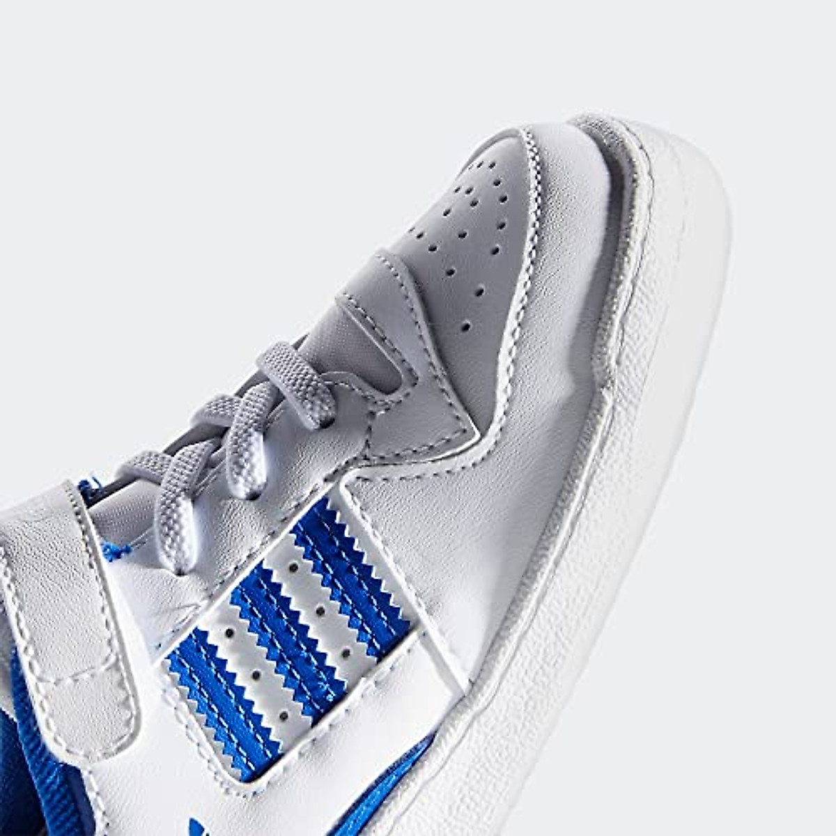 adidas Originals Forum Low Sneaker, White/Team Royal Blue/White, 6 US Unisex Big Kid