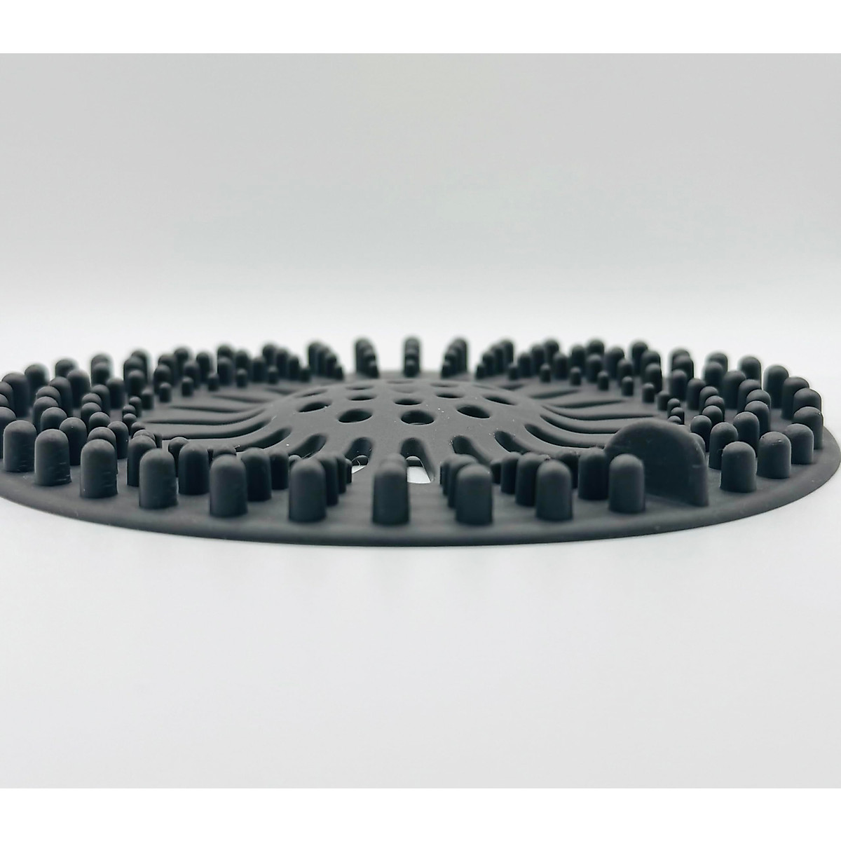 Generic Silicone Drain Protector (3pk) Fits Most Sinks and Bathtubs, Gray, SDC003