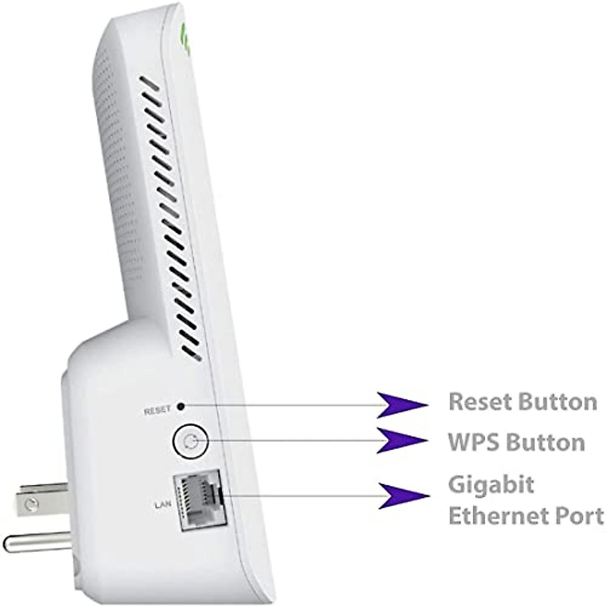 D-Link WiFi 6 Range Extender AX1800 Mesh Repeater and Signal Booster, Wall Plug in, Easy Setup, Smart Home, Roaming, Ethernet Port (DAP-X1870)