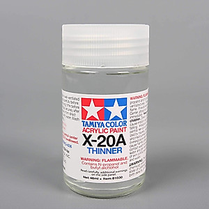 Tamiya America, Inc Acrylic/Poly Thinner X20A 46Ml, TAM81030