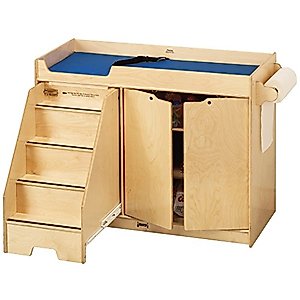 Jonti-Craft 5131JC Changing Table with Stairs, Left