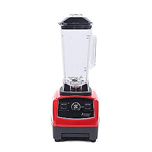 Drink Blender, Blender for Shakes and Smoothies,Blender for kitchen Max 2200W High Power Home Blender with Timer, Smoothie Maker 2000 ml for Crushing Ice, Frozen Dessert, Soup,fish (red)