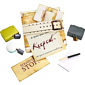 Mattel Games Escape Room in a Box Game The Werewolf Experiment, Mystery with Physical Puzzles, Paper Puzzles & Real Locks (Amazon Exclusive)