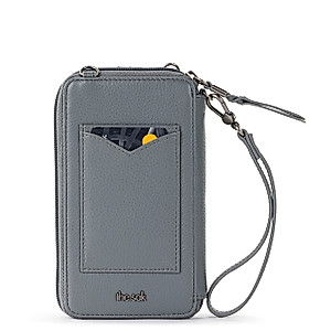 The Sak Silverlake N/S Smartphone Crossbody, Dusty Blue Block