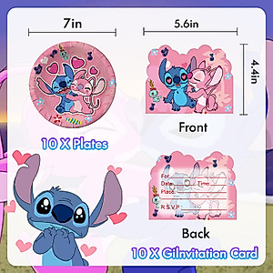 85 Pack Pink lilo Birthday Party Supplies Kids Party Decorations Includes 1 Large Banner 1 Cake Topper 1 Tablecloth 6 Spiral Lifters 10 Invitation Cards 10 Plates 18 Balloons 24 Cupcake Toppers