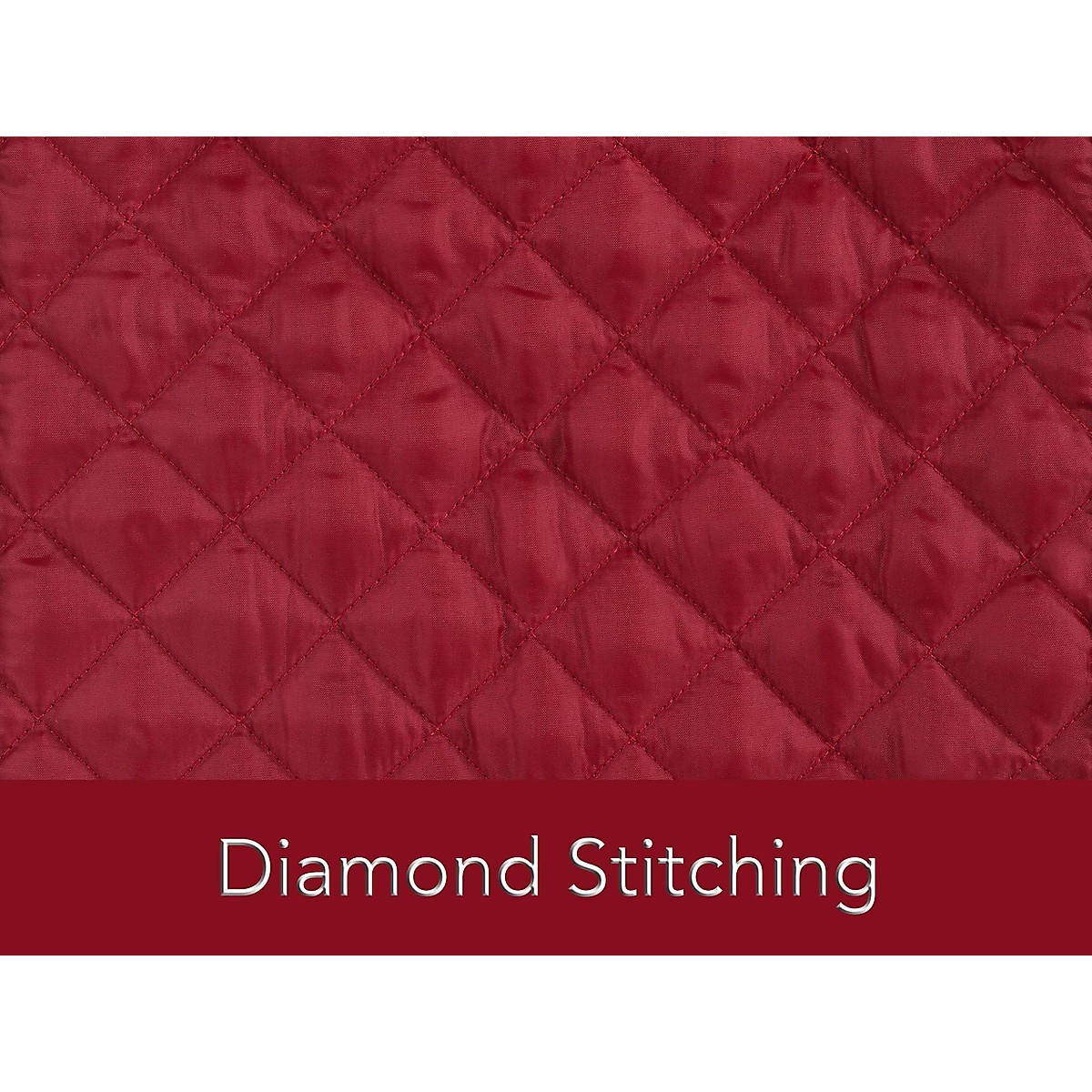 Covermates Keepsakes - Serveware Storage - Padded Protection - ID Window - Stain Resistant - Machine Washable - China Storage, Red