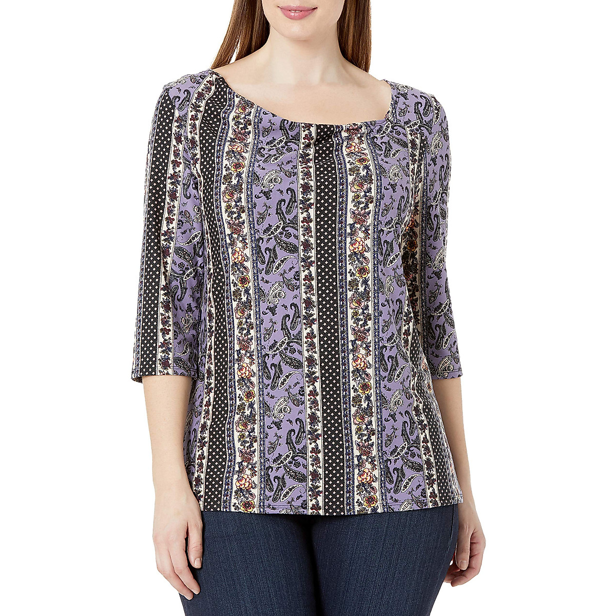 Star Vixen Women's Petite Elbow Sleeve, Plum Wallpaper, PS