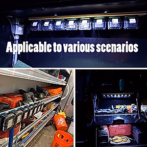 ZLWAWAOL 8 Pack Battery Holder Wall Mount Battery Storage Rack Compatible with Makita/Bosch 18V Lithium Ion Tool Battery BL1860 BL1850 BAT609,（8-Pack Case Blue）
