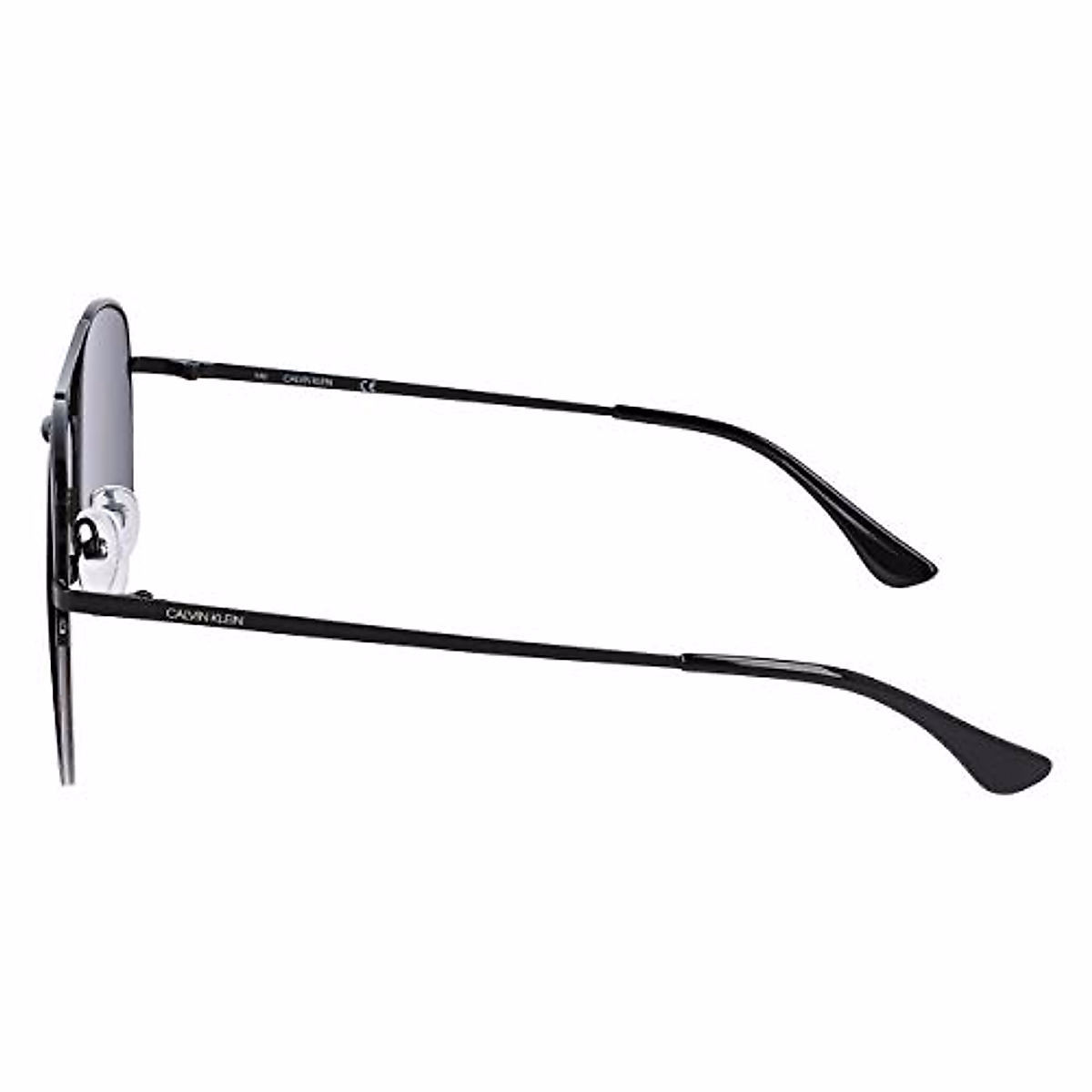 Calvin Klein Women's CK20121S Pilot Sunglasses, Black, 57/17/140