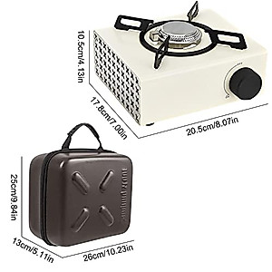 Camping Burner Stove, Single Burner Stove, Portable Cassette Stove With Magnetic Suction Tank, Camping And Backpacking Essentials, Cassette Burner For Picnic Camping Parties