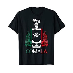 Comala Colima Estado De Mexico Escudo Eagle Aguila T-Shirt