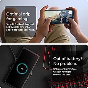 Spigen Cryo Armor Designed for Samsung Galaxy S21 Ultra Case (2021) - Matte Black