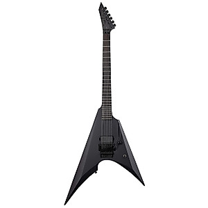 ESP LTD Arrow Black Metal Electric Guitar, Black Satin
