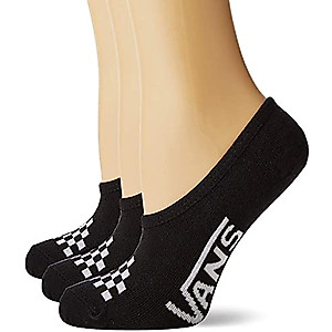 Vans Super No Show Socks - Women's and Girl's (Medium (6.5-10), Black)