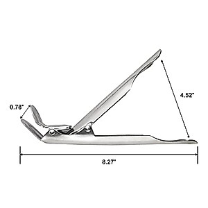 Quantfire Grill Grate Lifter Gripper, Stainless Steel Grate Grabber, Grill Grate Lifter Tool for Big Green Egg,Kamado Joe,Charcoal Grill Smoker,Weber,Primo,Grill Dome