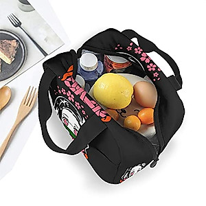 Jeinju Lunch Bag Tote Meal Bag Reusable Insulated Portable Anime Lunch Box For Women Mens Boy Girl Work School Picnic