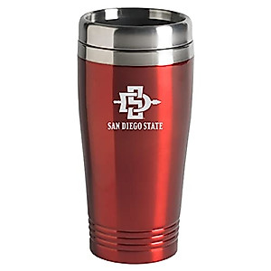 16 oz Stainless Steel Insulated Tumbler - SDSU Aztecs