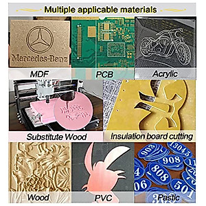 RATTMMOTOR 3018 PRO CNC Wood Router Machine 3 Axis GRBL Control USB Port DIY Mini Small CNC Router Machine Kit Plastic Acrylic PVC PCB Wood Engraver Milling Carving Machine Working Area 30x18x4.5cm