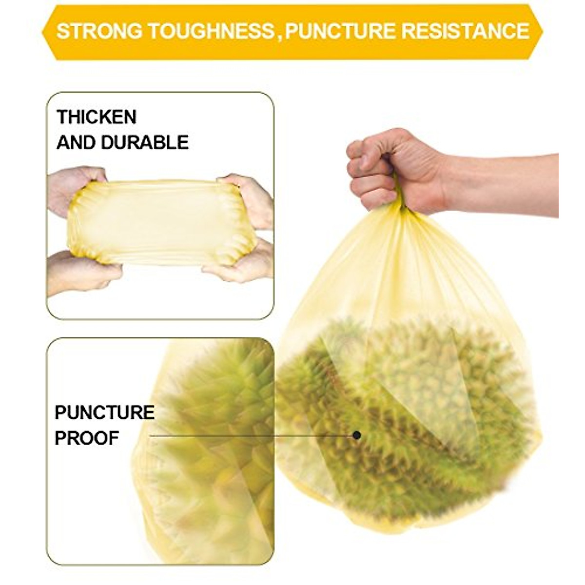 8 Gallon/150pcs Medium Trash Bags, FORID Colorful Clear Garbage Bags, Extra Strong Rubbish Bags for Home, Office, Car/30 Liter/5 Rolls