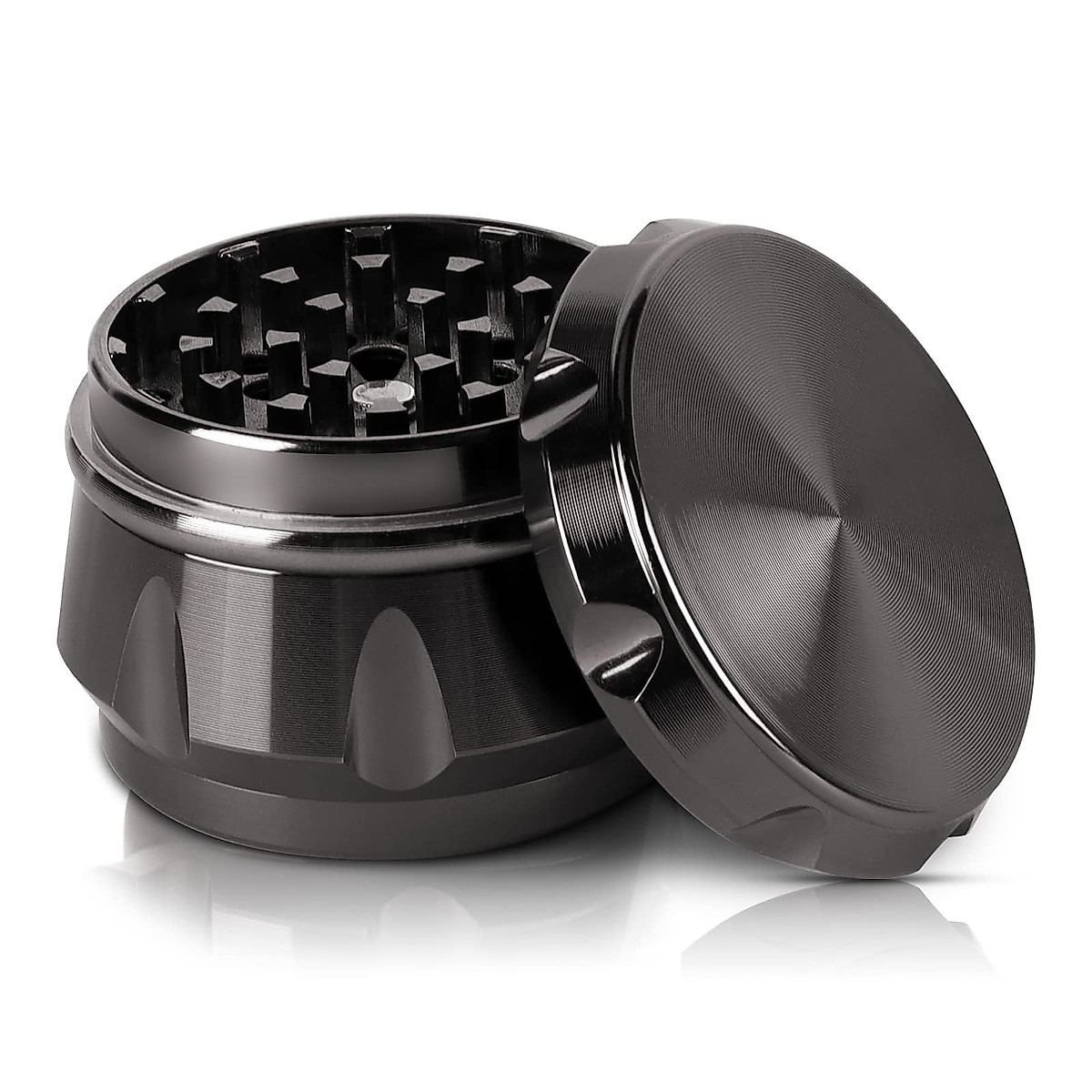 SZBOX Kitchen Grinder,Metal Grinder(2.5 inch,Rose Gold)