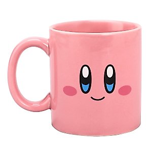 Kirby Big Face 16 Oz Pink Ceramic Mug