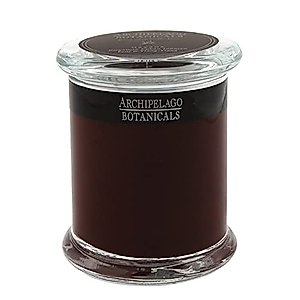 Archipelago Botanicals Havana Glass Jar Candle | Bergamot, Ylang Ylang, and Tobacco Flower | Hand-Poured Premium Wax and Lead-Free Wicks | Burns Approx. 60 Hours (8.6 oz)