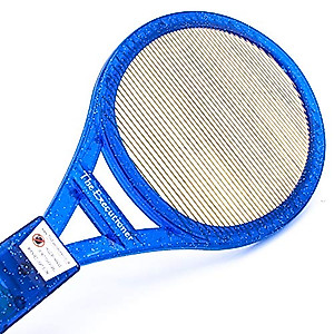 The Executioner Fly Killer Mosquito Swatter Racket Wasp Bug Zapper Indoor Outdoor (Blue)