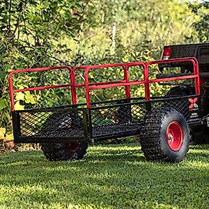 Yutrax TX162 HC1500 Heavy Duty ATV / UTV Trailer – for Off-Road Use - 1,500 lb. Capacity