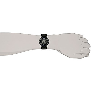 Armitron Sport Unisex 40/8291BLU Navy Blue Accented Digital Chronograph Black Nylon Strap Watch