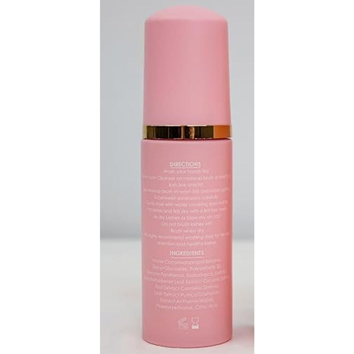 LIVBAY New Lash Bath + Brush Combo - Aftercare Foaming Cleanser for Eyelash Extension | Lash Bath | Oil Free & Gentle Formula (Professional Use Only)