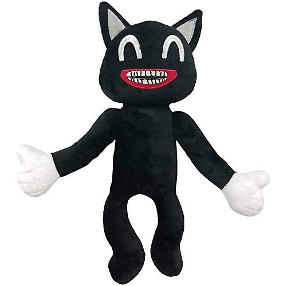 Cartoon Black Cat Plush Stuffed Toy, Soft Animal Cat Plush Toys Kids Birthday/Easter Day Ideas
