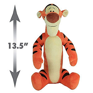 Disney Classics Friends Large 13.5-Inch Plush Tigger from Winnie the Pooh, Stuffed Animal, Tiger, Kids Toys for Ages 2 Up by Just Play