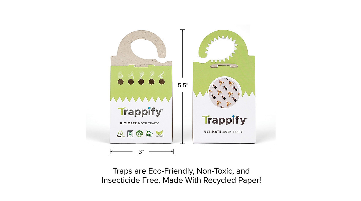 Trappify Ultimate Moth Traps - Effective, Recyclable Pest Control (8 Pack)