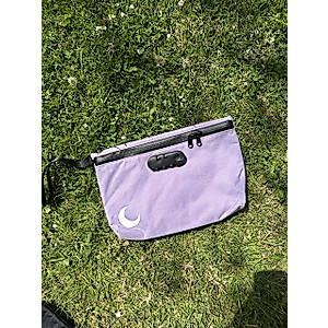 Brando Moon Purple Lock Bag with Combination - Smell Proof Lock Bag - Air Tight Sealed Zippers Pencil Bag
