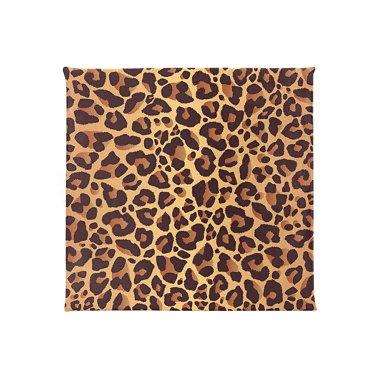 ALAZA Leopard Print Bright Color Chair Seat Cushion Memory Foam Pads for Home Kitchen Dining Office Chairs Car Seats 15.7" x 15.7" x 1.2"
