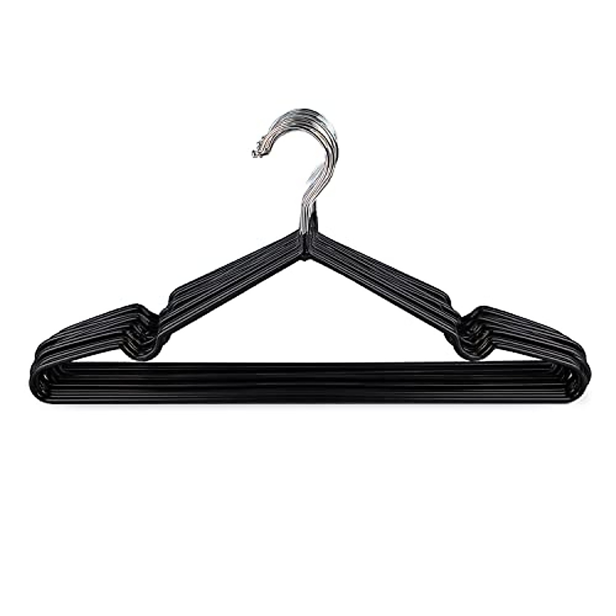 KEPLIN Rubber Coated Metal Clothes Hangers - 20 Pack, Premium, Heavy Duty Metal Hangers for Clothes - Space Saving Coat Hanger for Closet, Racks and Rails