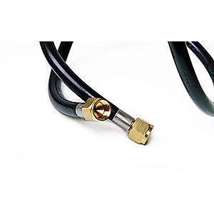 DOZYANT 18 Feet Propane Hose Extension with 3/8" Female Flare on Both Ends, Flexible Propane Gas Line Pipe for RV, BBQ Grill, Propane Tank, Heater and More