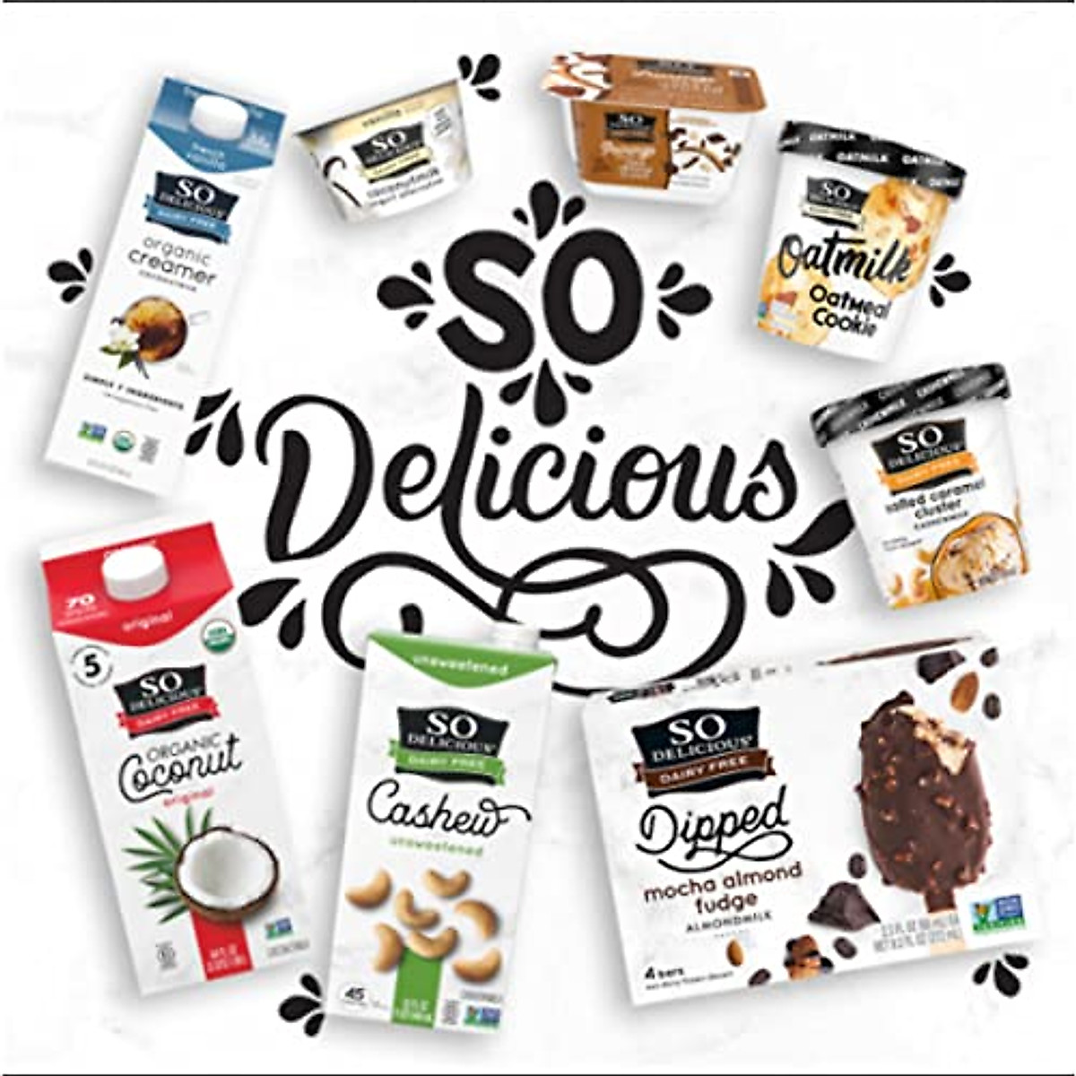 So Delicious Dairy Free Shelf-Stable Coconut Milk, Original, Vegan, Non-GMO Project Verified, 1 Quart