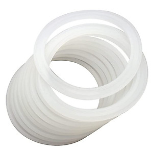 Silicone Jar Gaskets Rubber Seal Ring Gasket Sealing Rings for Regular Wide Mouth Mason Jars Canning Leak-proof Gaskets (10pcs 70mm)