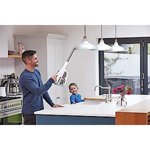 BLACK+DECKER Dustbuster Handheld Vacuum, Cordless, AdvancedClean+, White (HHVK320J10)