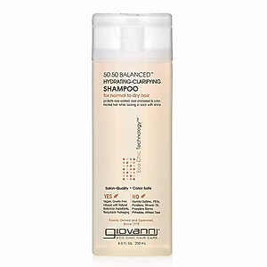Giovanni Hair Care 50/50 Balanced Hydrating-Clarifying Shampoo, 8.5 Fl oz