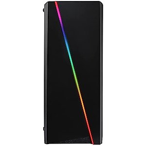 Ssrotho Gaming PC Windows 10 Professional Desktop Tower Computer, Intel Quad-Core i5 3.2Ghz, 16GB RAM, 1TB SSD + 1TB HDD, WiFi Adapter, GeForce GT 1030 2GB GDDR5, RGB Lighting Case