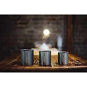 Snow Peak Titanium H450 Stacking Mug, TW-122, Premium Titanium, Made in Japan, Ultralight for Camping, Backpacking Everyday Use, Lifetime Product Guarantee