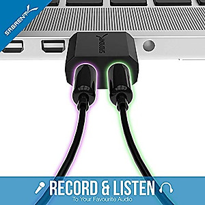 SABRENT USB External Stereo Sound Adapter for Windows and Mac. Plug and Play No Drivers Needed. (AU-MMSA)