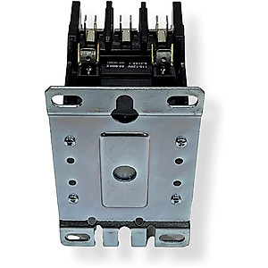 Eaton E1C25DNY138 Electrical Non-Reversing Definite Purpose Control Contactor, Coil Voltage 110/120V 50/60Hz, Dual QC Coil Term, 3-Pole, 30A Inductive, 40A Resistive