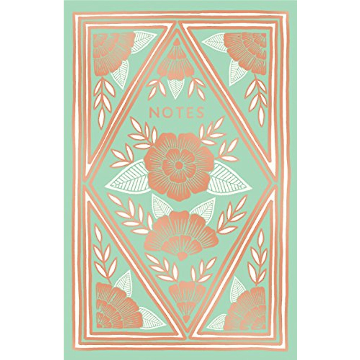 Rose Gold Notebook Set: Two Foil-Stamped Notebooks