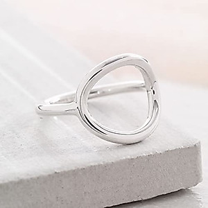 Silpada High-Polished .925 Sterling Silver Ring for Women, Jewelry Gift Idea, Karma', Size 9