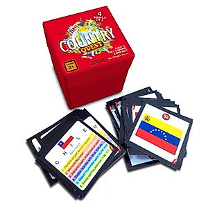 TNT Gaming Company Tnt Gaming Company Country Quest - Kids World Knowledge Card Game