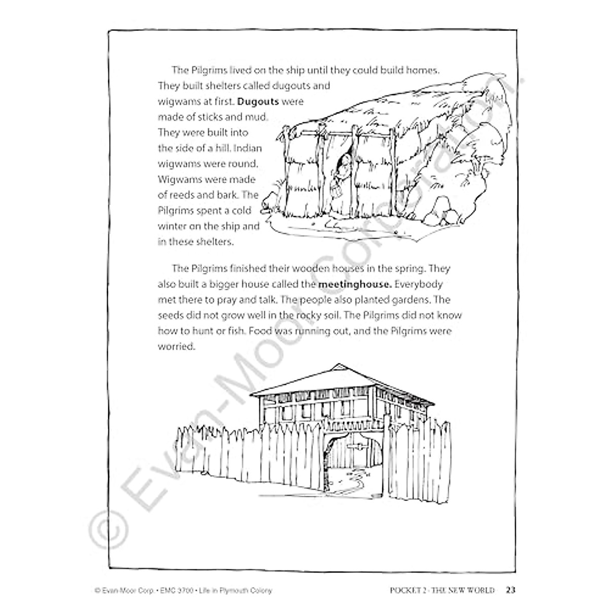 History Pockets: Life in Plymouth Colony, Grades 1-3