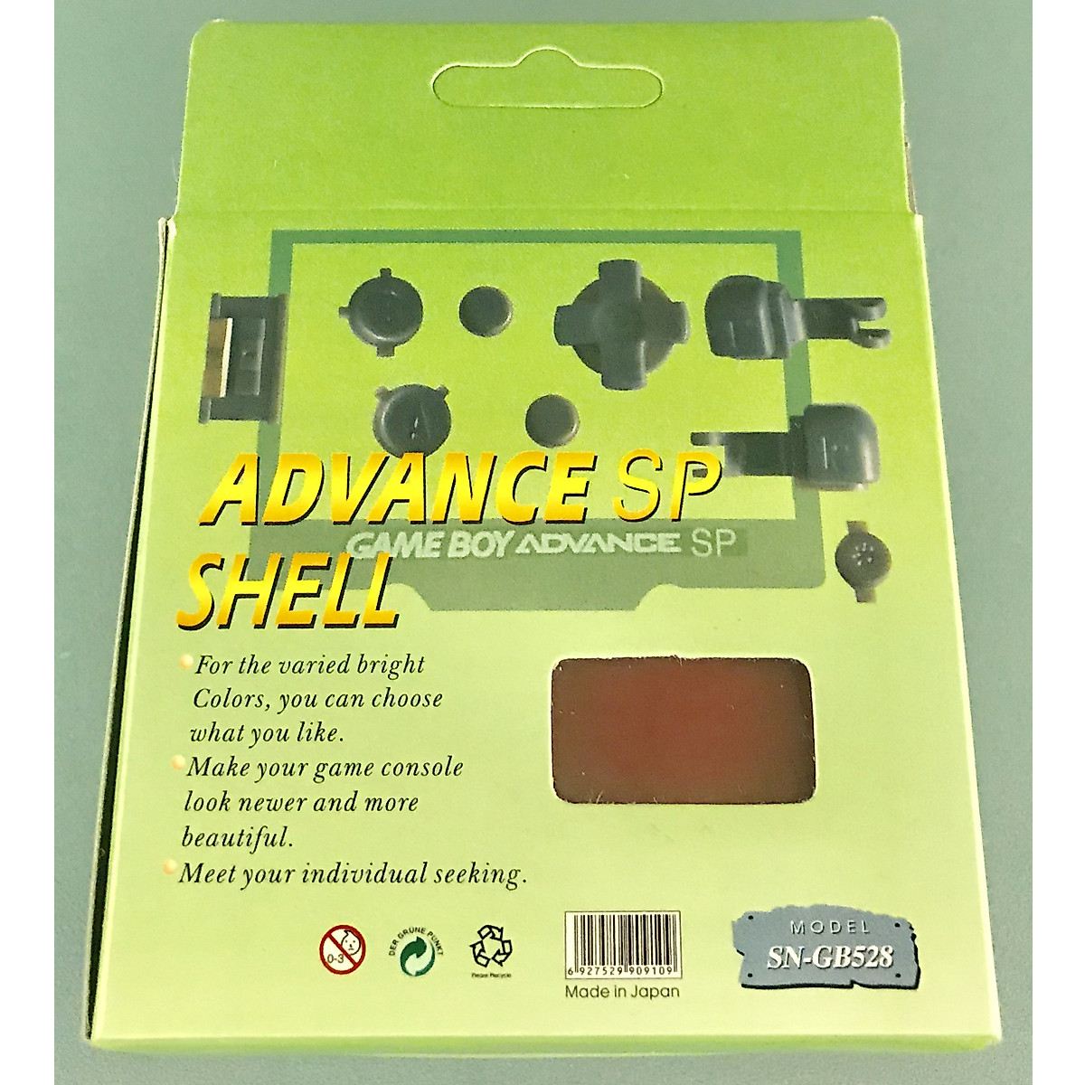 Game Boy Advance SP Shell Crimson Red